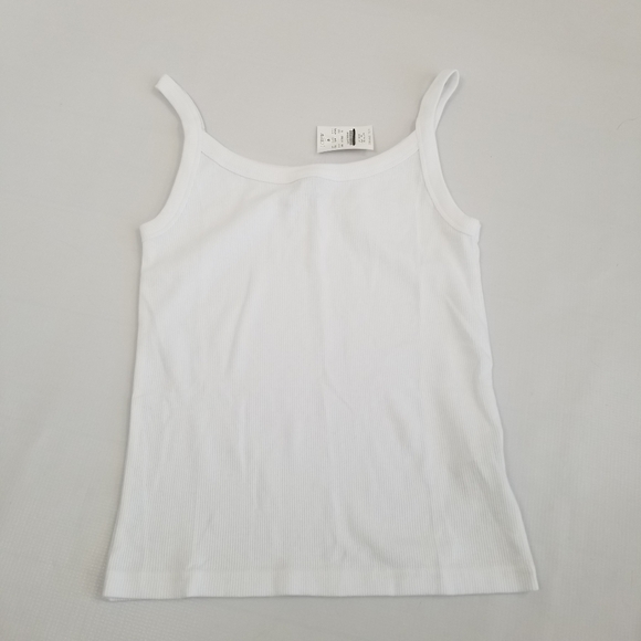J. Crew Factory | Tops | J Crew Slim Strappy Ribbed Tank Top Medium Nwt ...